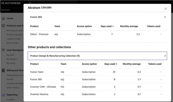 Autodesk Portal Gets New Usage Reporting Features | Design Consulting