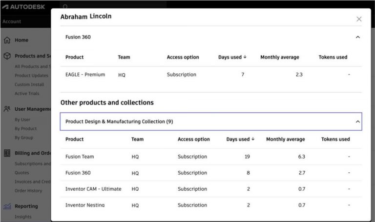 Autodesk Portal Gets New Usage Reporting Features | Design Consulting