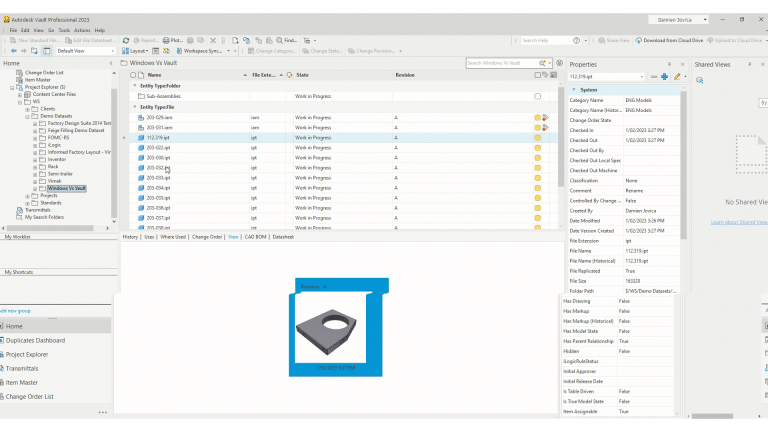 Autodesk Vault Basic Cloud 2024 Data Management